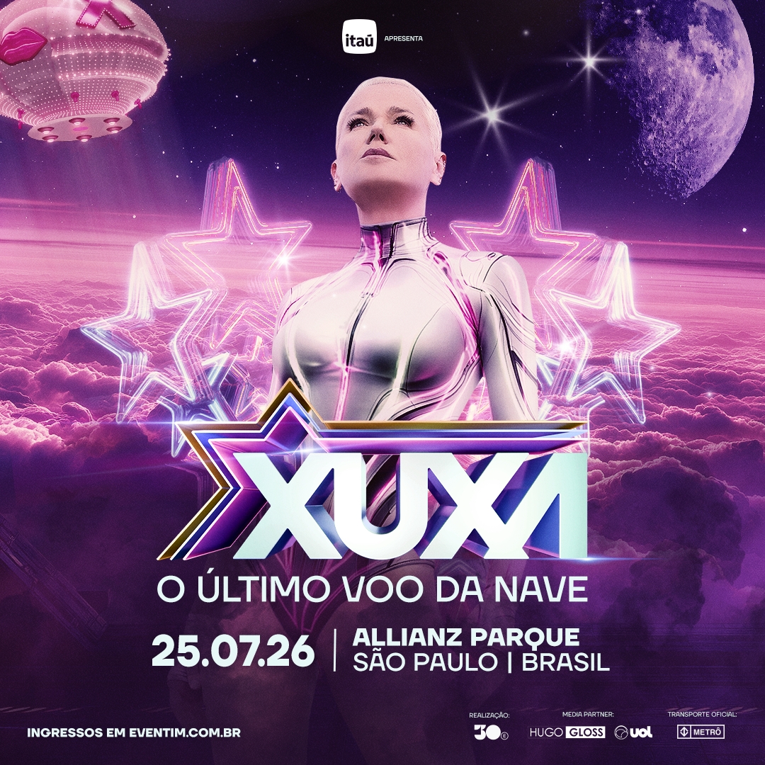 Xuxa anuncia “O Último Voo da Nave” no Allianz Parque, em São Paulo ...